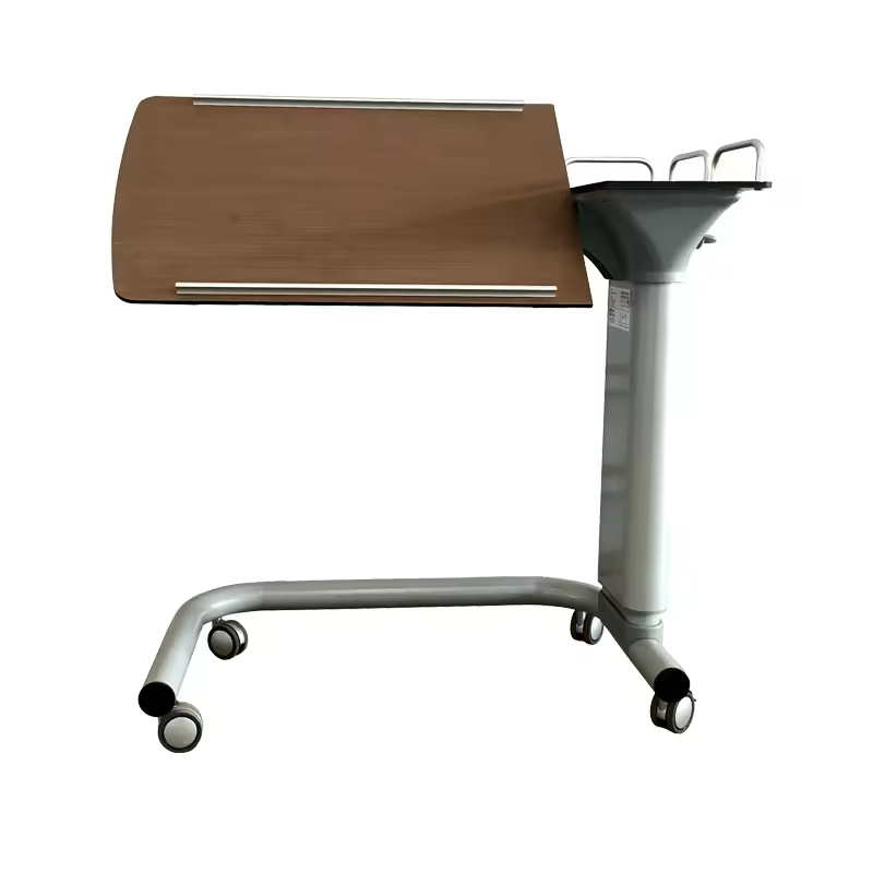 China Hospital Overbed Table with Pneumatic Lift Manufacturers and ...